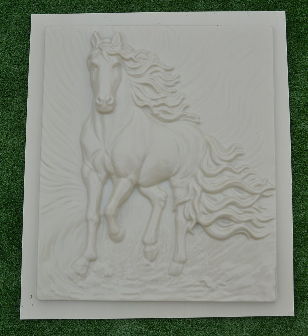 Amazon.com: Mold Panno Panel Bas-Relief Nice Beautiful Horse Plaster ...