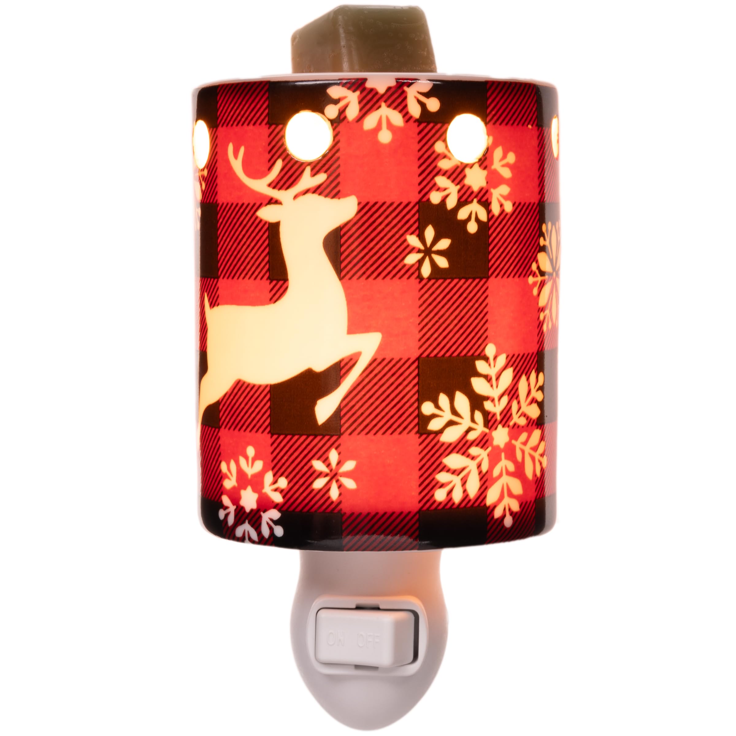 Amazon.com: Scentsationals Plug-in Christmas Wax Warmer, Accent Wax ...
