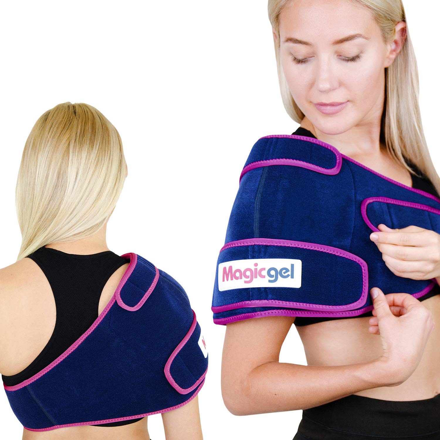 Buy Magic GelShoulder Ice Pack Wrap - Reusable and Adjustable Arm Sling ...