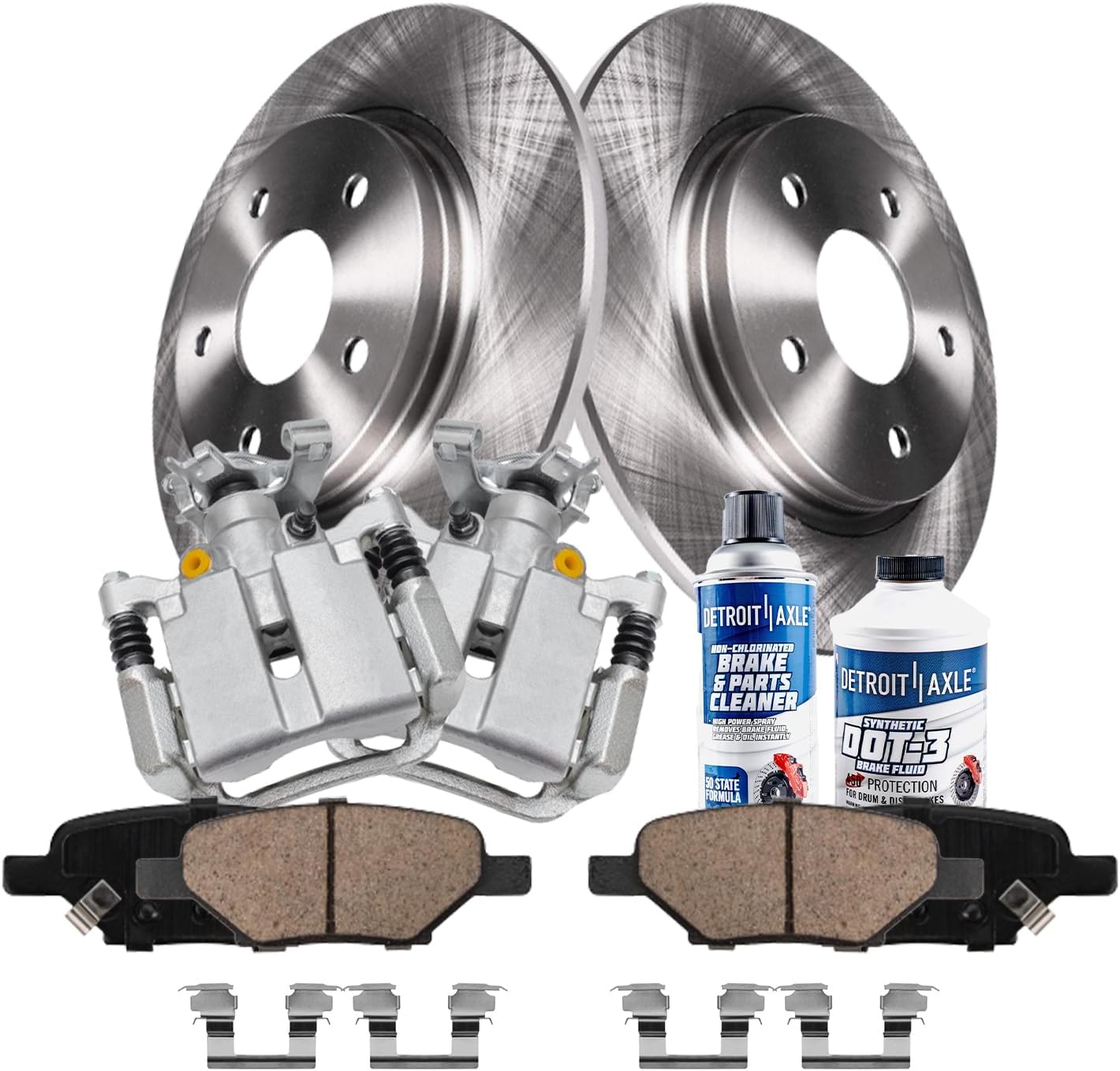 Amazon.com: Detroit Axle - REAR Brake Kit for Chevy Malibu HHR Cobalt ...