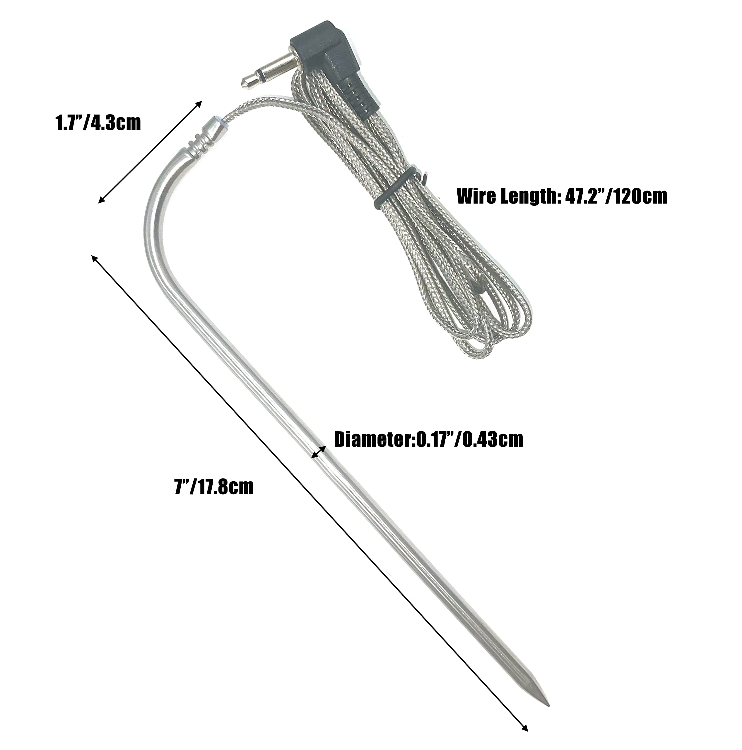 Snapklik.com : Replacement Meat Temperature Probes/Thermometer Sensor ...