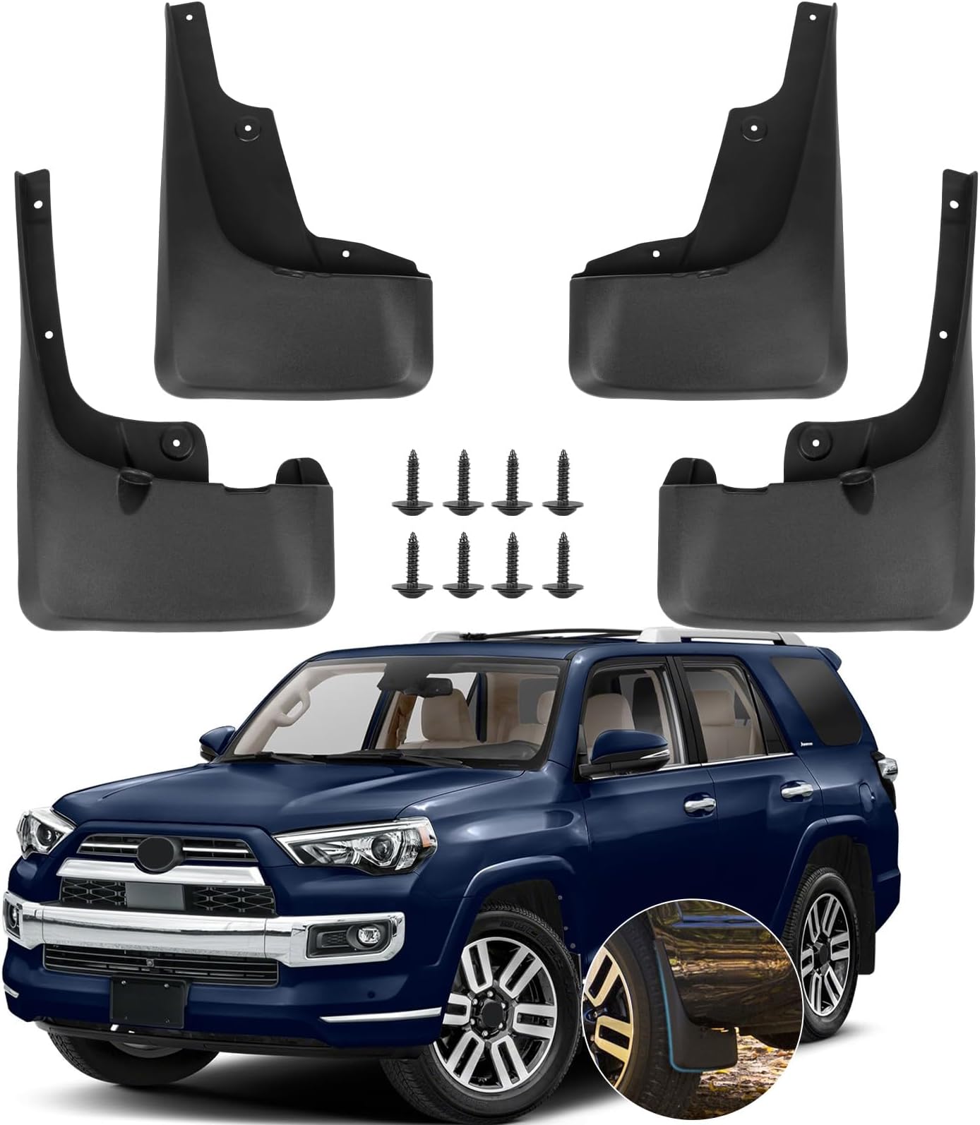 Amazon.com: Kistrba Mud Flaps Compatible with Toyota 4Runner 2012-2022 ...