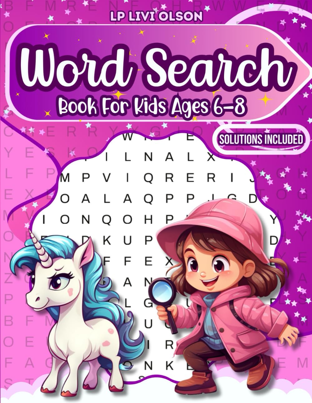 Word Search Book For Kids Ages 6-8: Large Print Puzzles For Little ...
