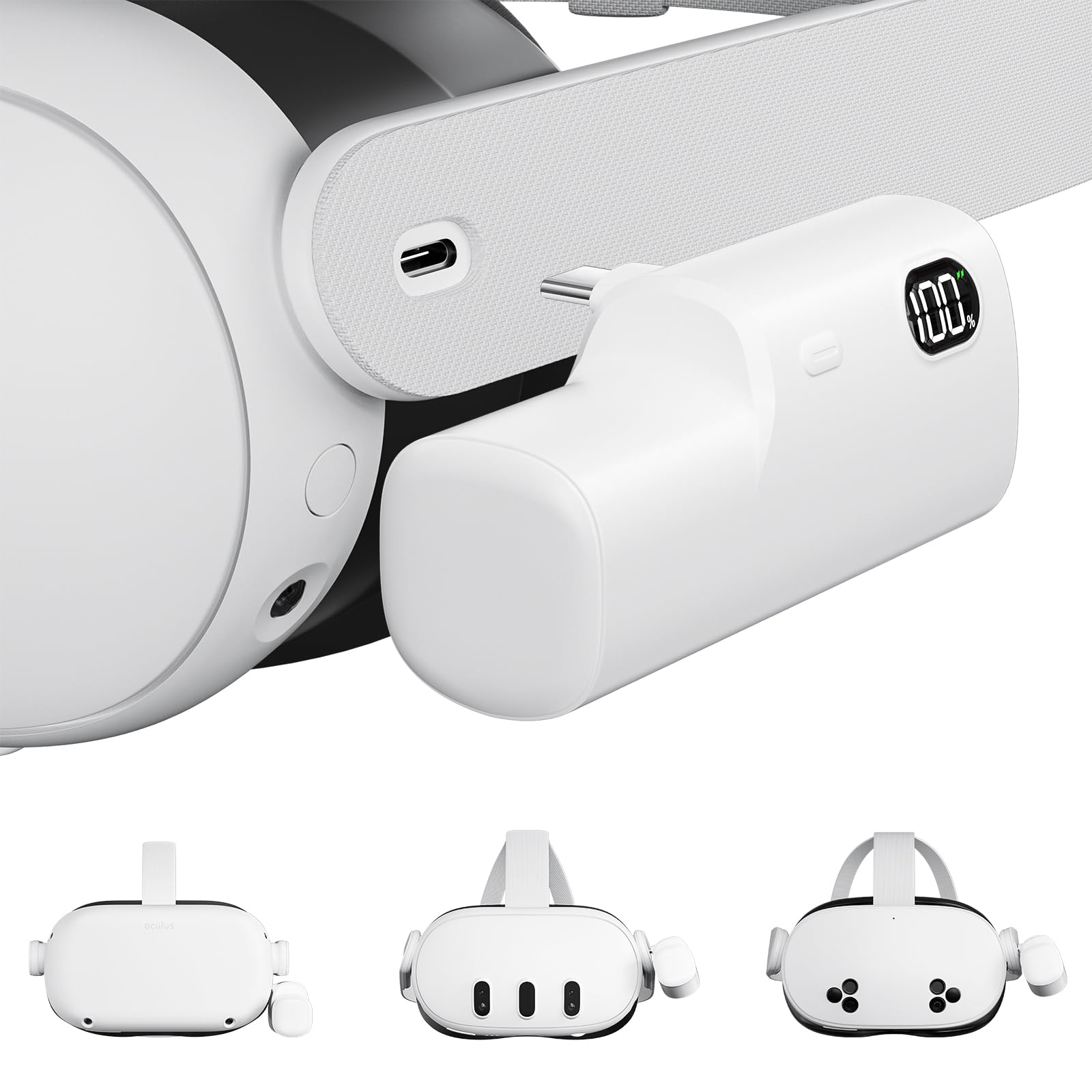 Amazon.com: Battery Pack for Meta Quest 3/3S and 2, Accessories for ...