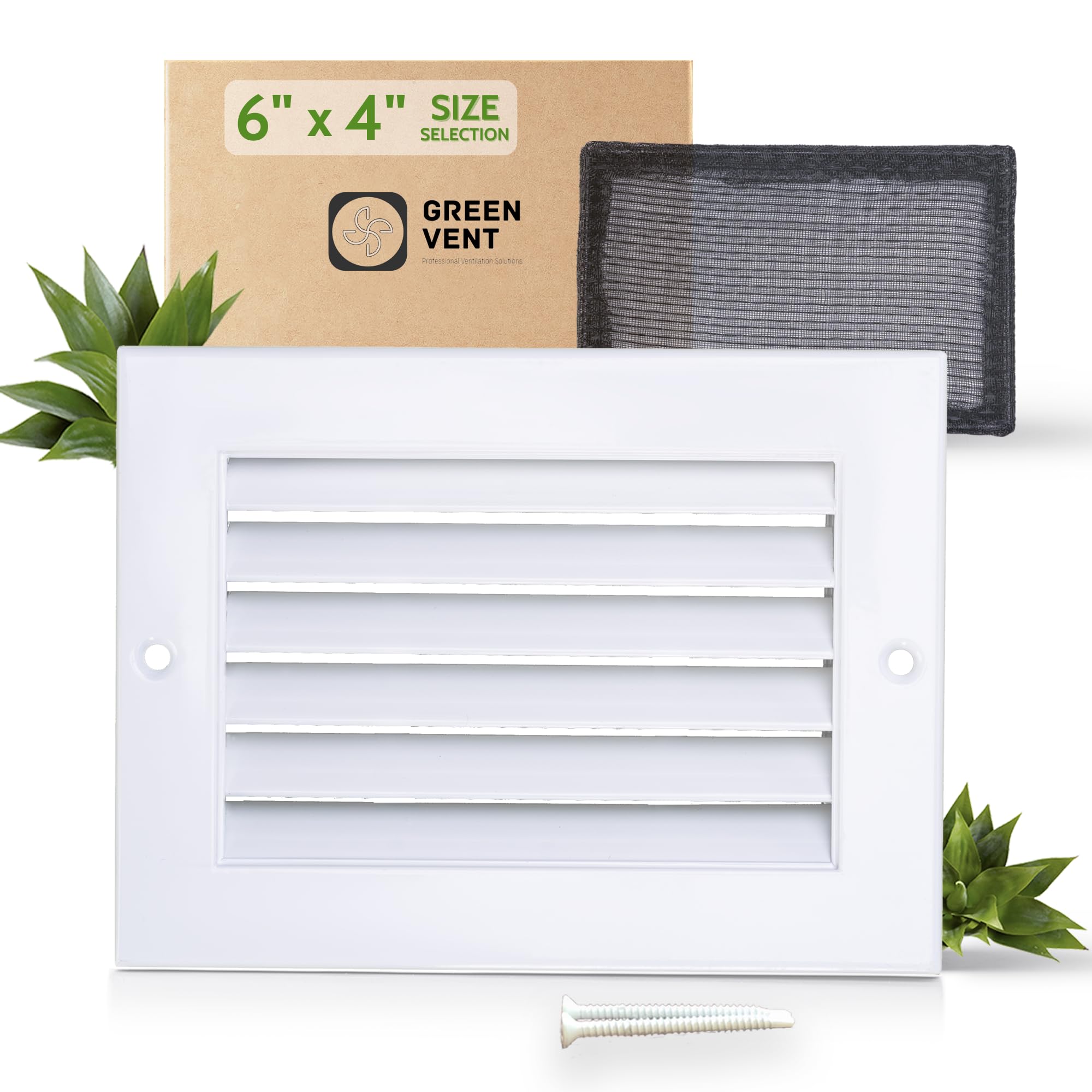 GREEN VENT - Air Vent Covers 6x4, Decorative Air Return Vent Covers for ...