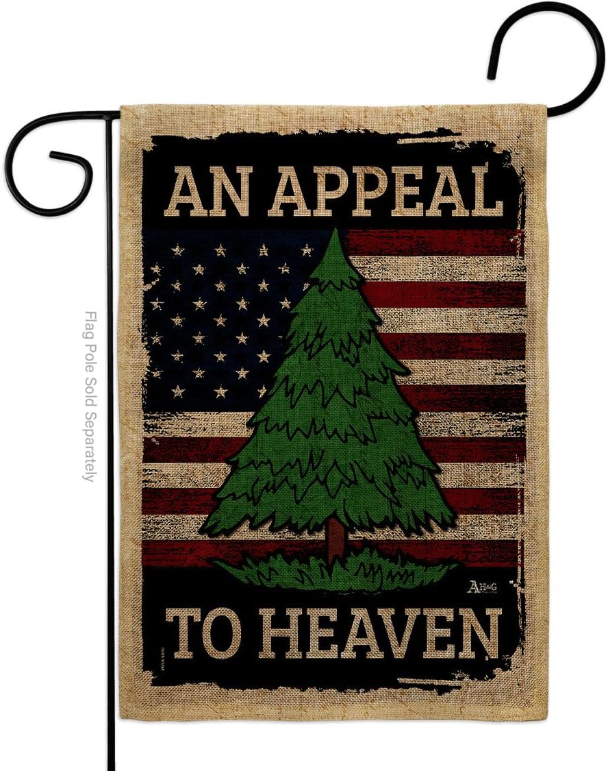 Amazon.com : Appeal to Heaven Flag Burlap US American Flags for Outside ...