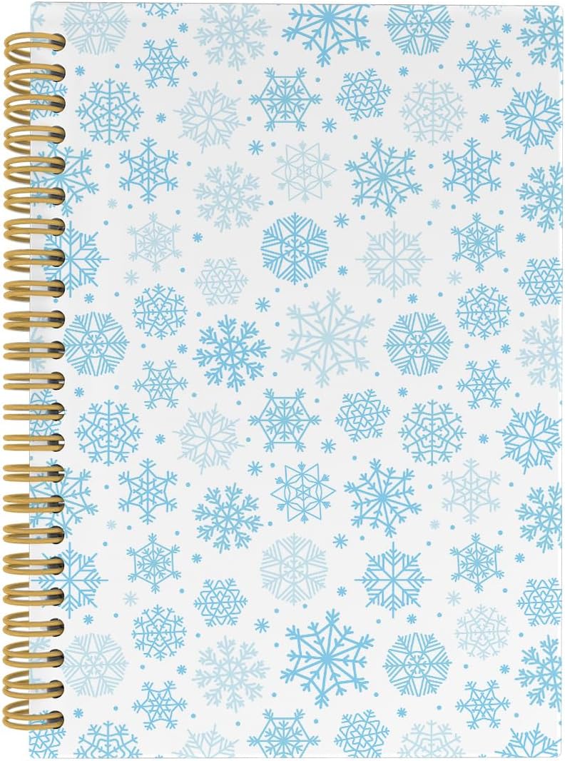 Amazon.com : ANIANG Christmas Spiral Notebook, Christmas Journal ...