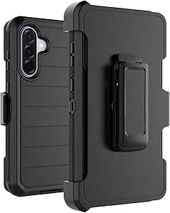 Amazon.com: Takfox Galaxy A36 5G Case, for Samsung A36 5G Belt Clip Holster Phone Case with ...