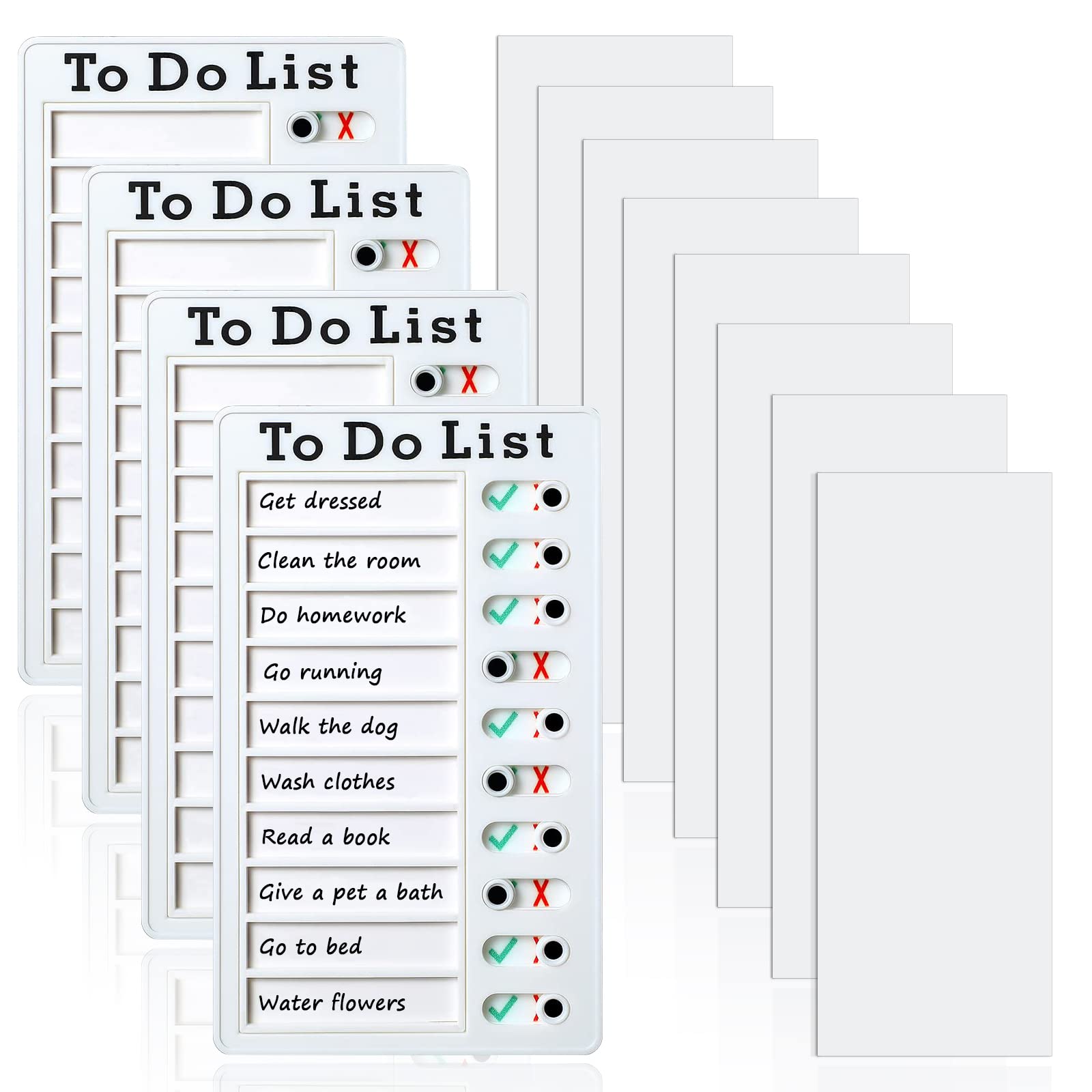 4 Pcs Check List Memo Board to do List Checklist Board for Kids Chore ...