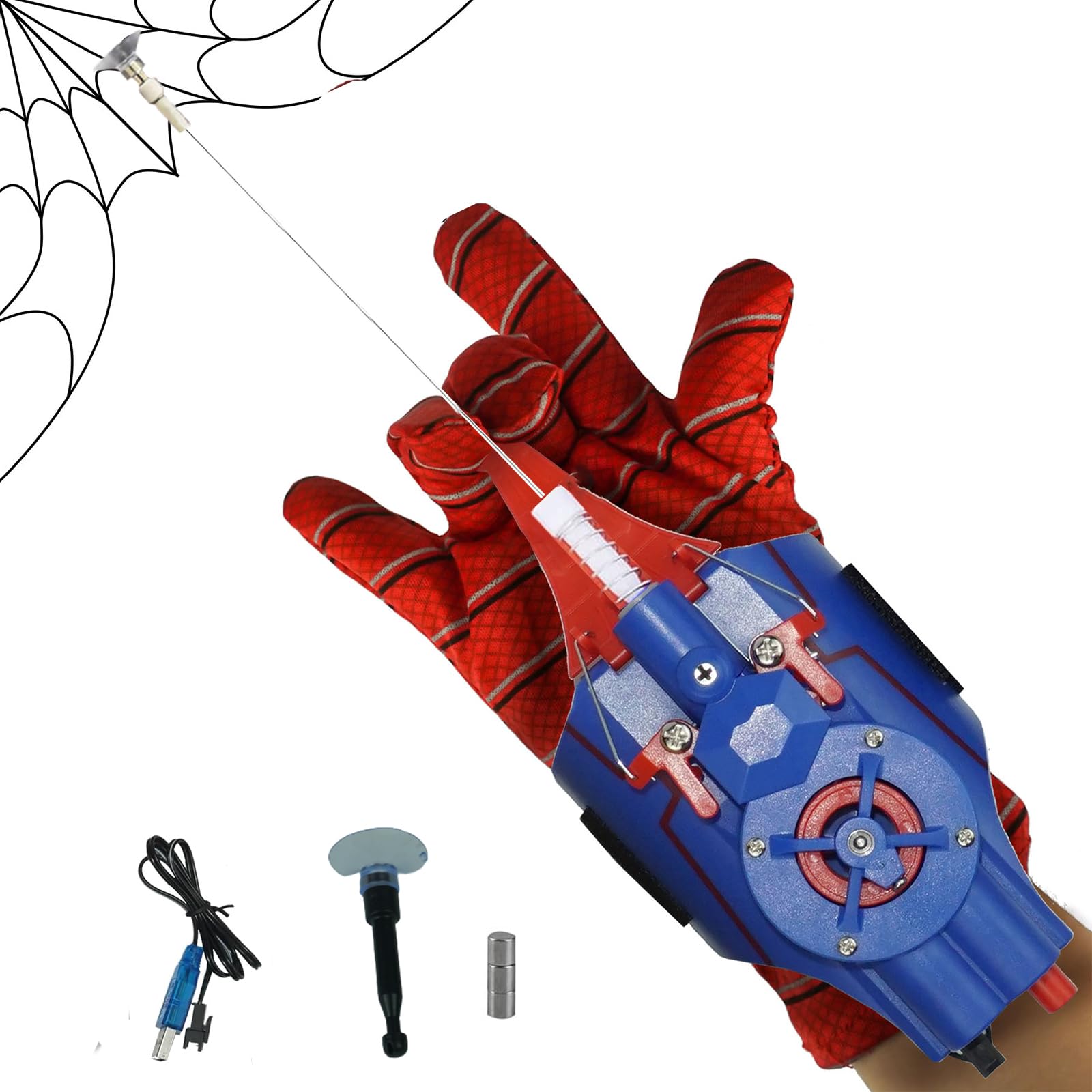 Amazon.com: QGHZA Spider Web Shooter - Web Launcher String Shooters Toy ...