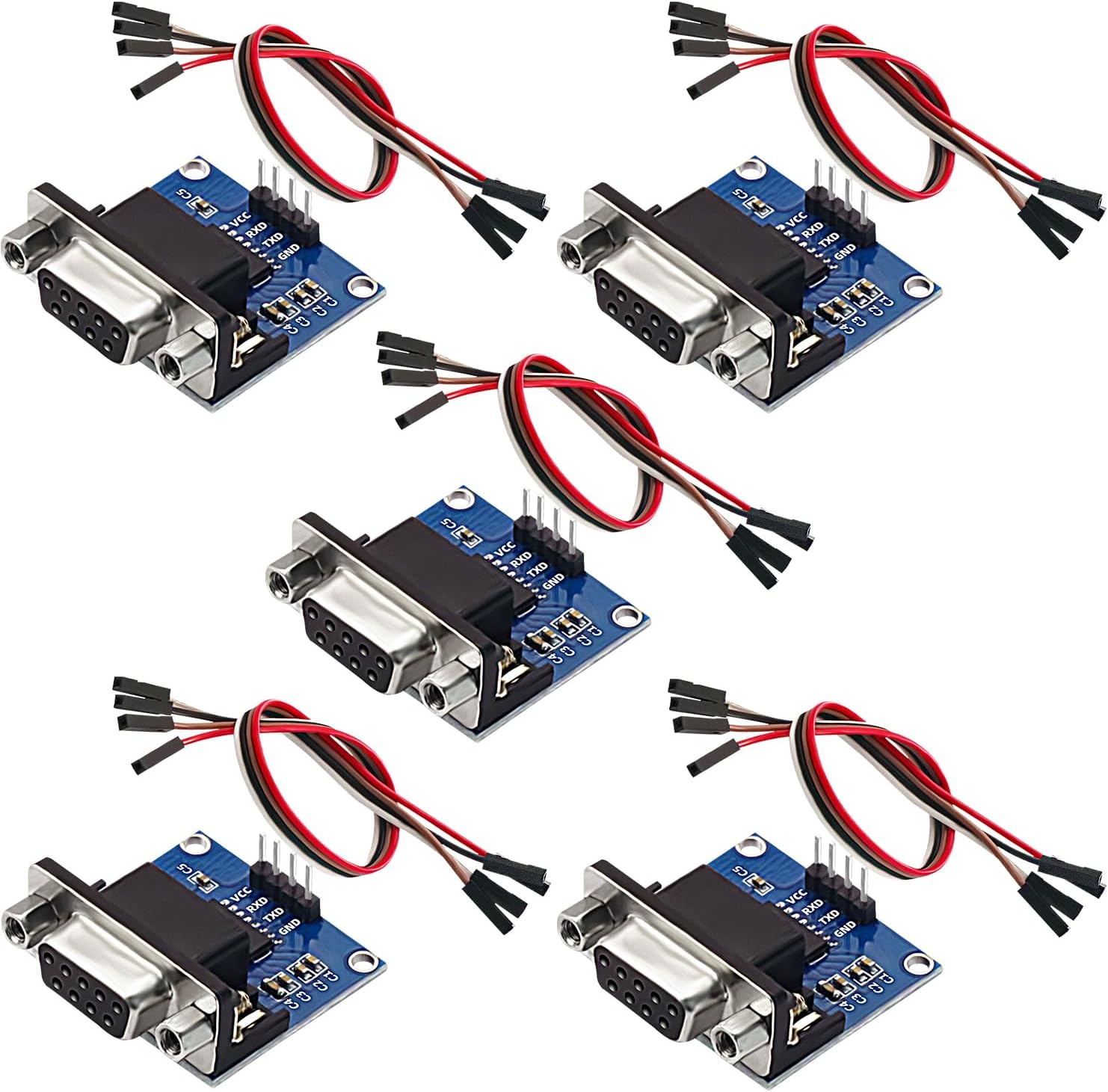 Amazon.com: HiLetgo 5pcs RS232 to TTL Converter Module COM Serial Port ...