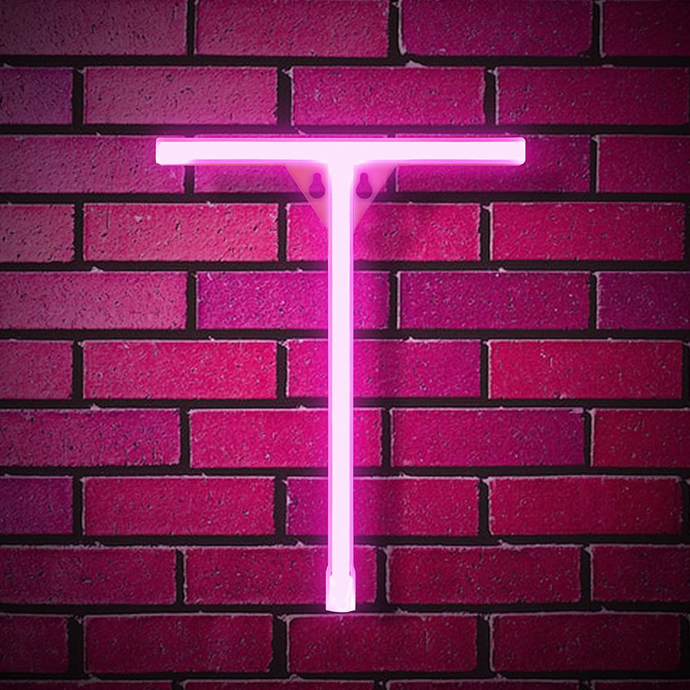Letter T Pink