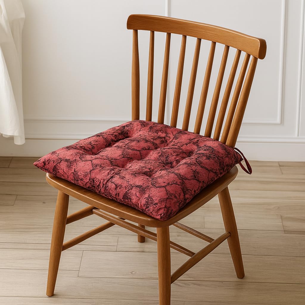LUXE HOME INTERNATIONAL Polyester Chair Pad| Chair Cushion Pad| Chair ...