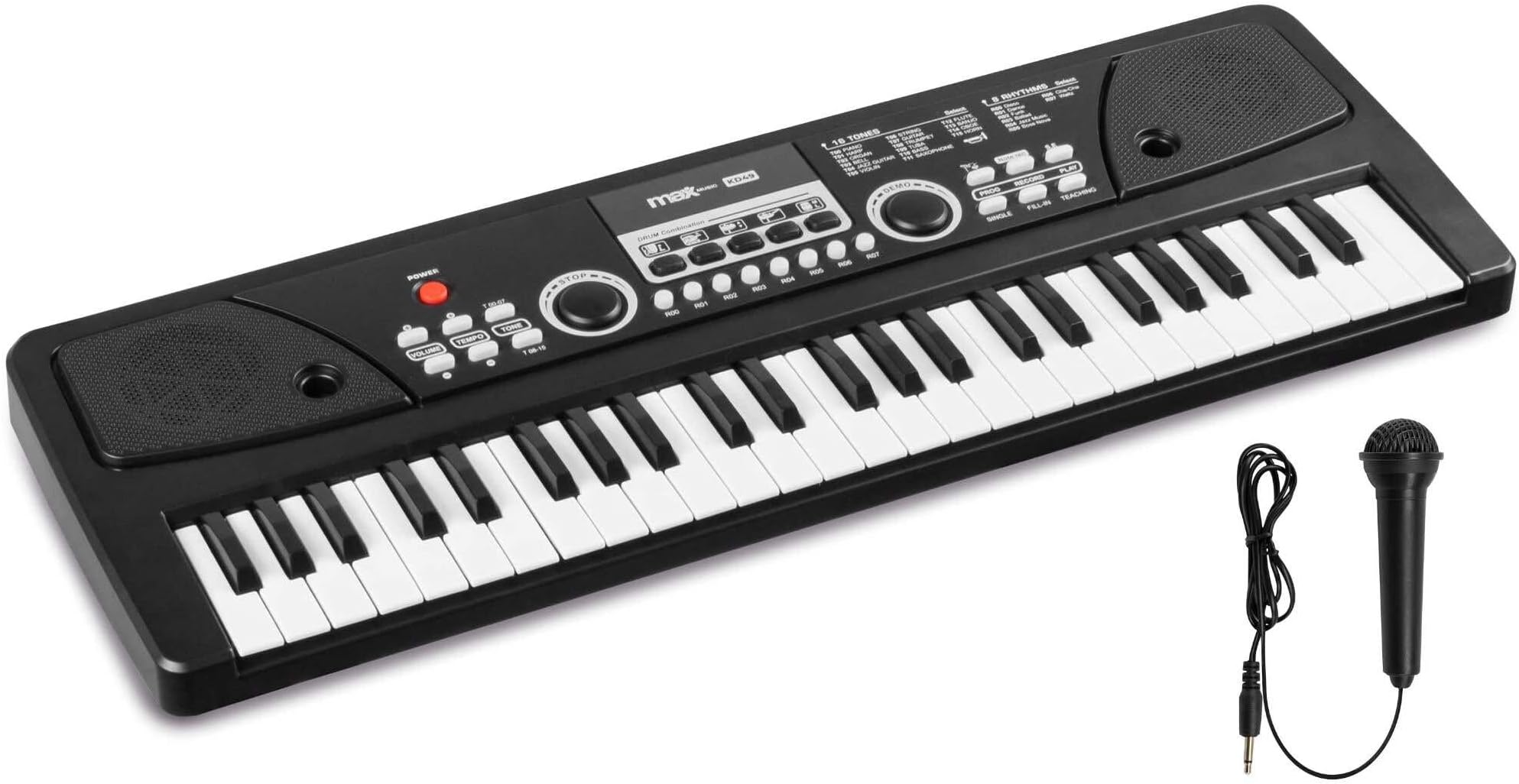 Max Rhapsody49 Clavier Électronique 49 Touches, Synthétiseur Enfant, Alimentation USB-C ...
