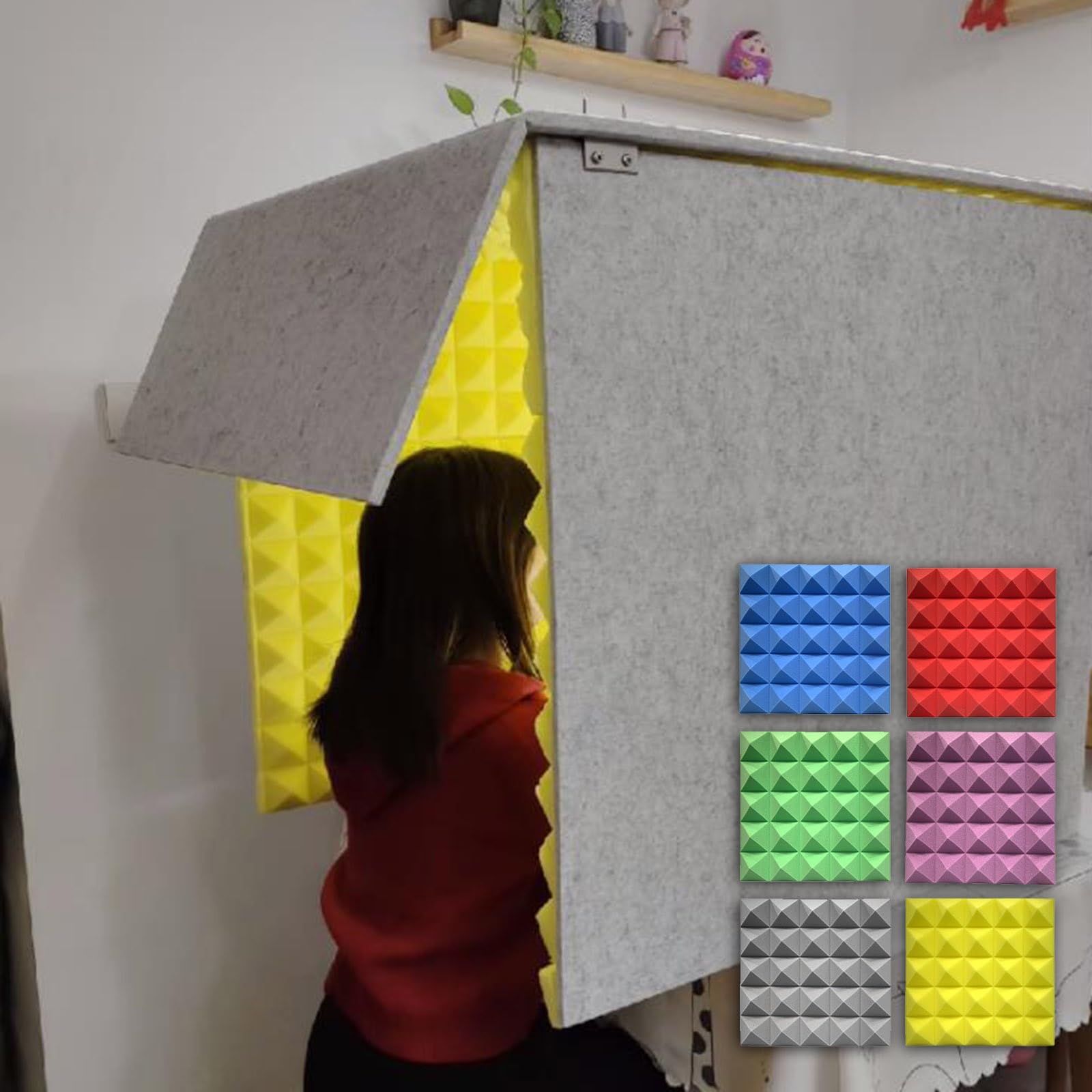 Amazon.com - WORDFUN Portable Vocal Recording Booth, Self Made Sound ...