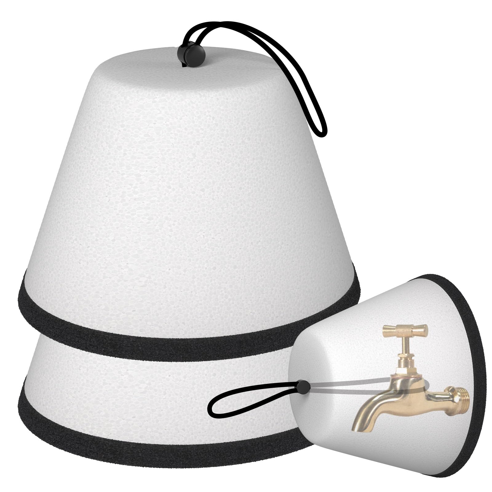 Amazon.com: Outdoor Faucet Covers for Winter 2 Pack, Foam Outdoor ...