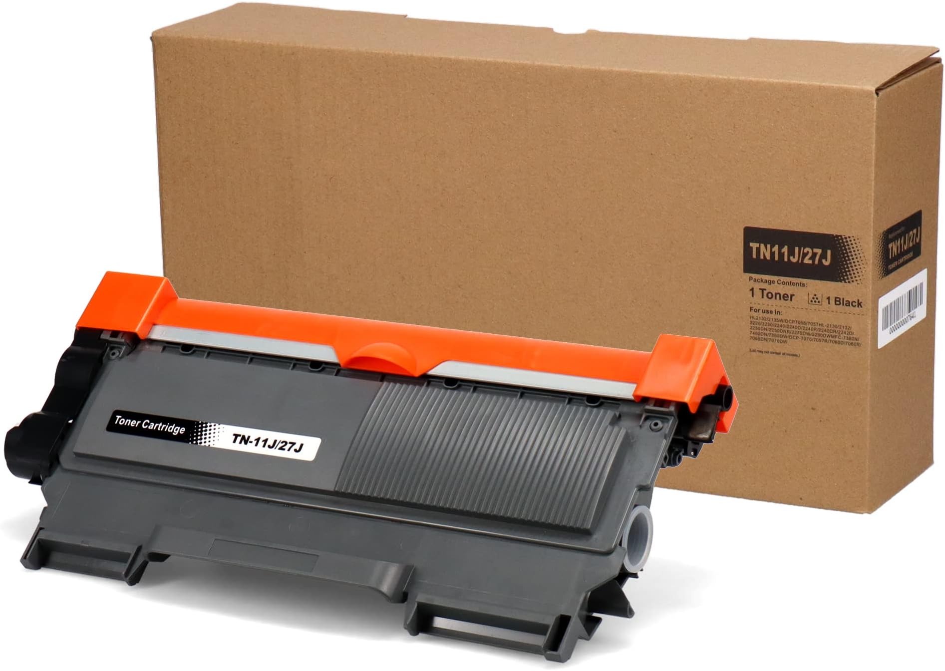 Amazon.co.jp: 【インクのチップス】ブラザー(Brother)用 TN-27J ブラック 単品 互換トナーカートリッジ 残量表示対応 プリンター本体への負担を大幅に軽減 日本人 ...