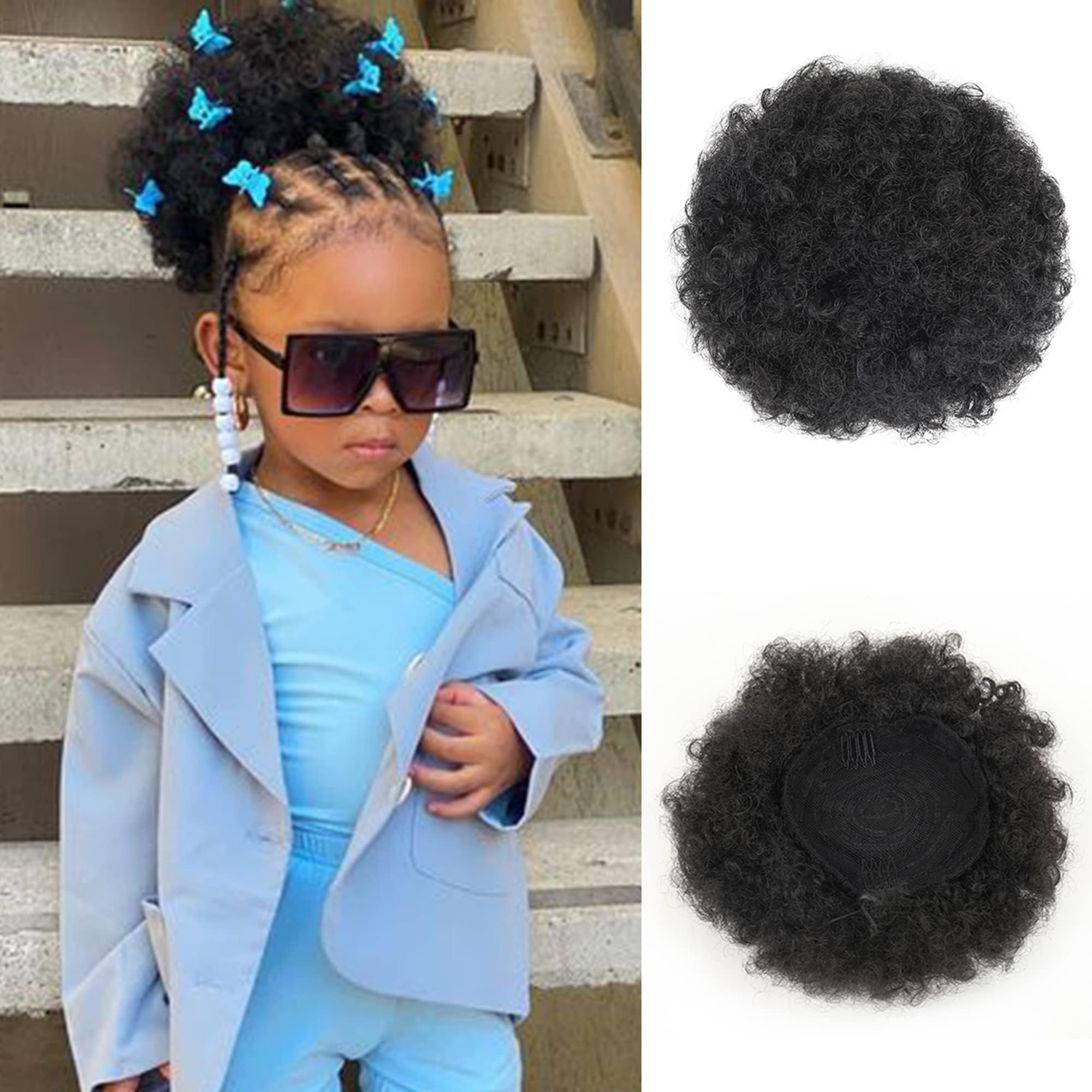 Amazon.com : Outre Lil Looks Drawstring Ponytail - MINI DUO PUFFS (1 ...