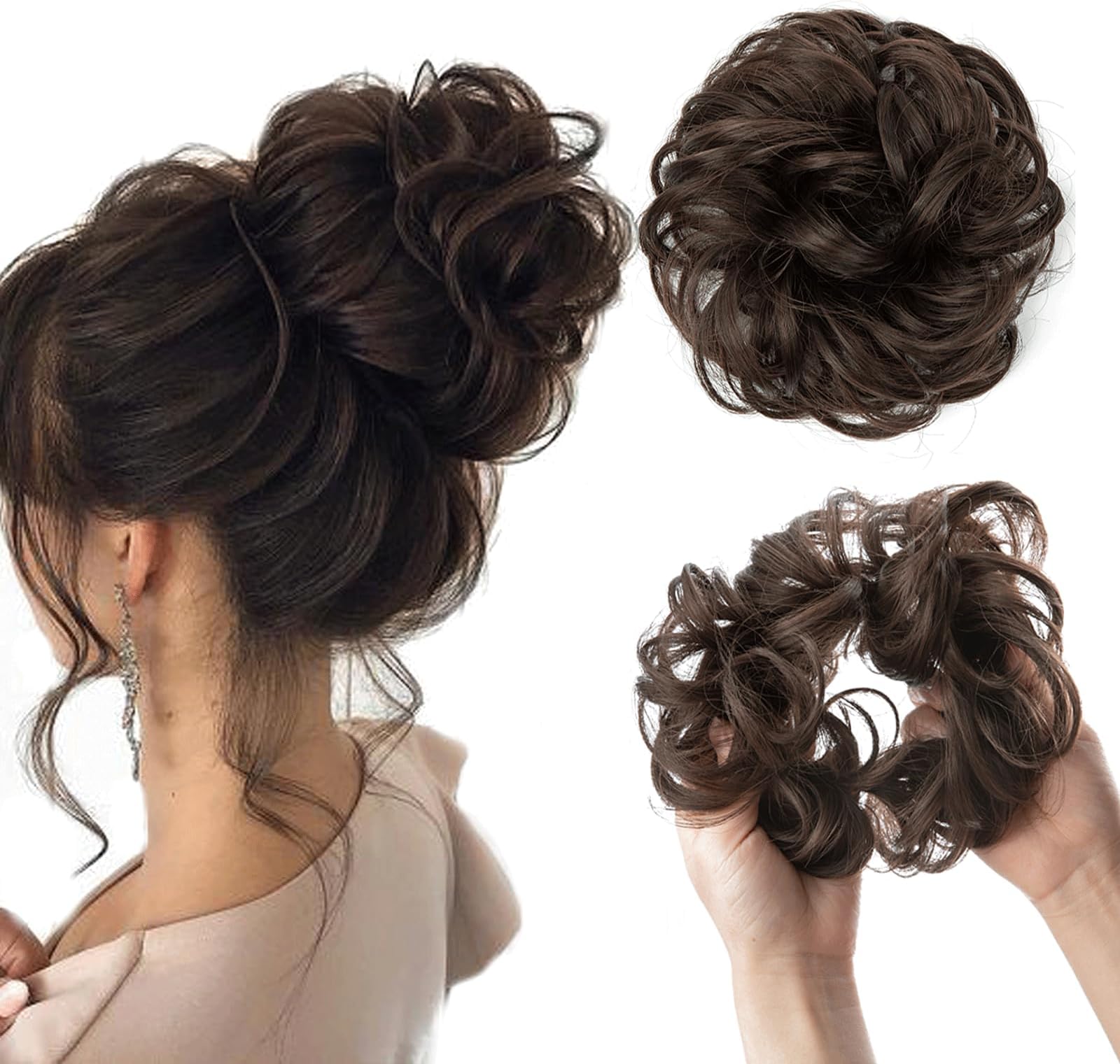 Amazon.com : onemily Messy Bun Hair Piece Messy hair Chignon for Women ...