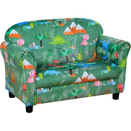 Amazon.com: Yoonnie room Kid Sofa Chair,2-Seater Upholstered Kid Couch ...