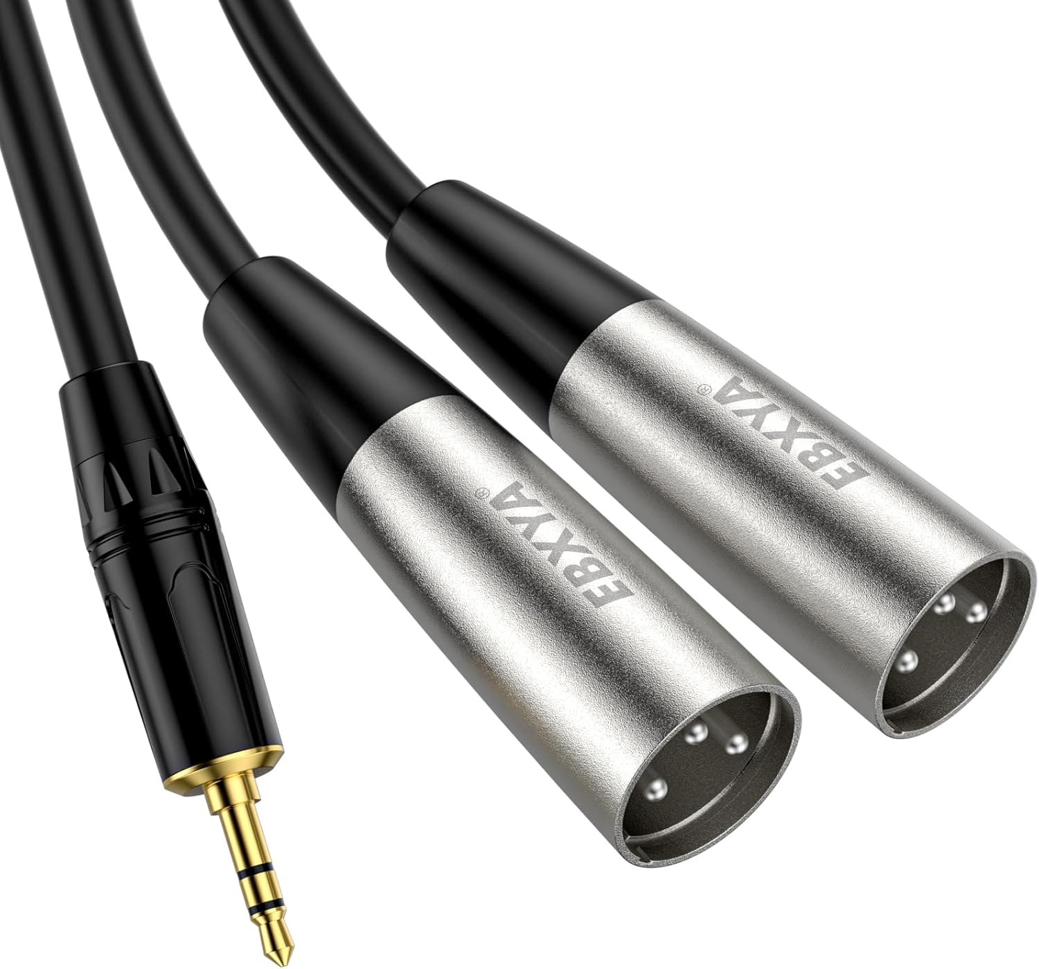 Amazon.com: EBXYA Dual XLR to 3.5mm Cable 6ft, XLR Male Y Splitter to 1/8 inch AUX Cable ...