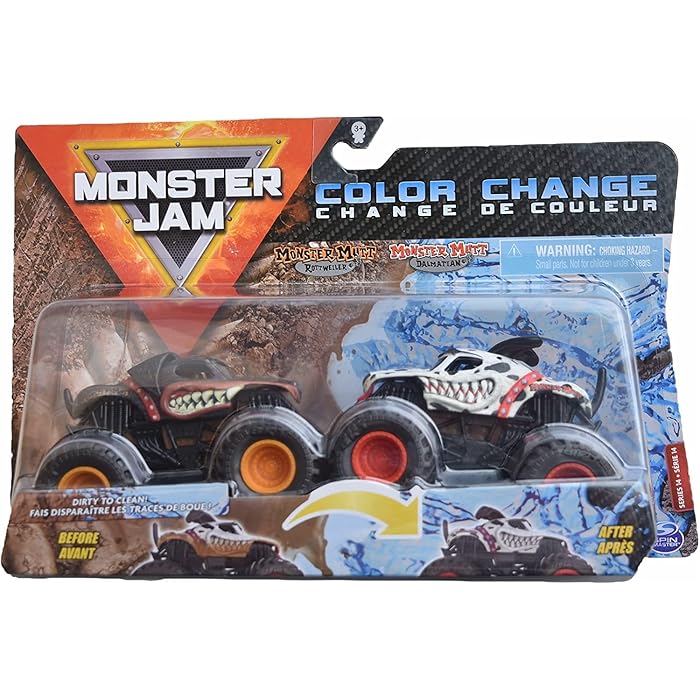 Buy Monster Jam Color Change [Monster Mutt Rottweiler vs Monster Mutt ...