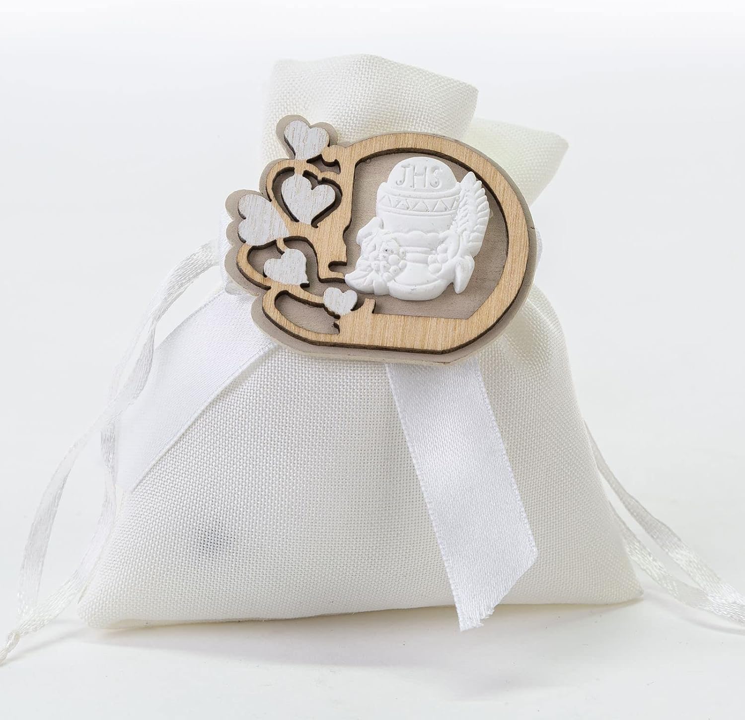 Ingrosso e Risparmio Kit 12 Sacchetti portaconfetti Bianchi con ...