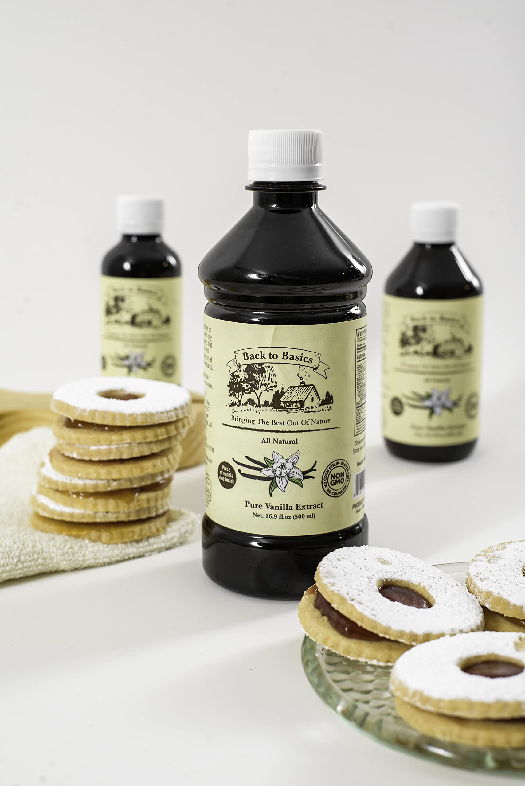 Snapklik.com : Back To Basics All Natural - Pure Vanilla Extract 16 Oz ...