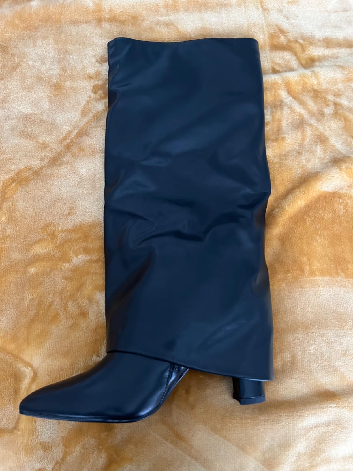 $12/mo - Finance Modatope Knee High Boots Women Fold Over Knee High ...