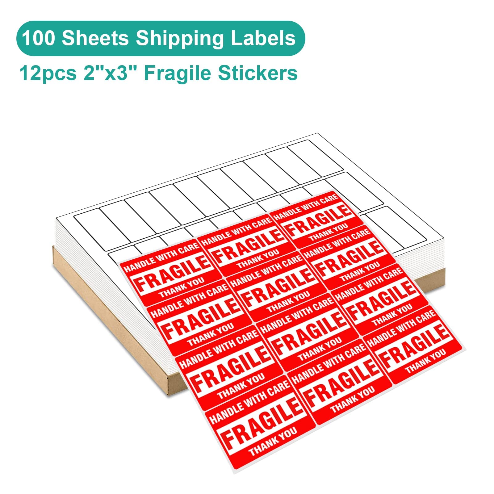 Snapklik.com : MFLABEL Address Labels 1x2625 Inch - 30 Per Sheet White ...