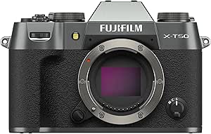 Amazon.com : Fujifilm X-T50 Mirrorless Digital Camera Body - Charcoal Silver : Electronics