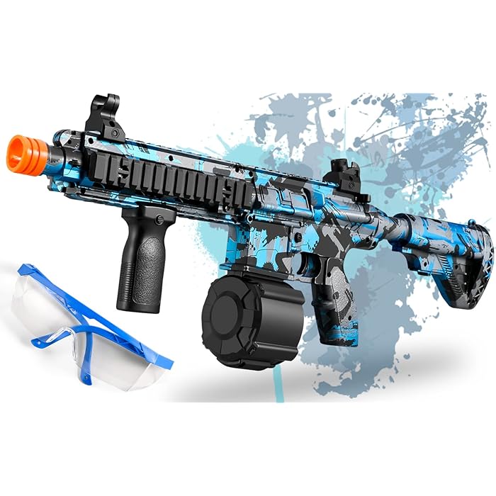 Buy Electric Splatter Gel Ball Gun Full auto Toy Foam Blasters & Guns ...