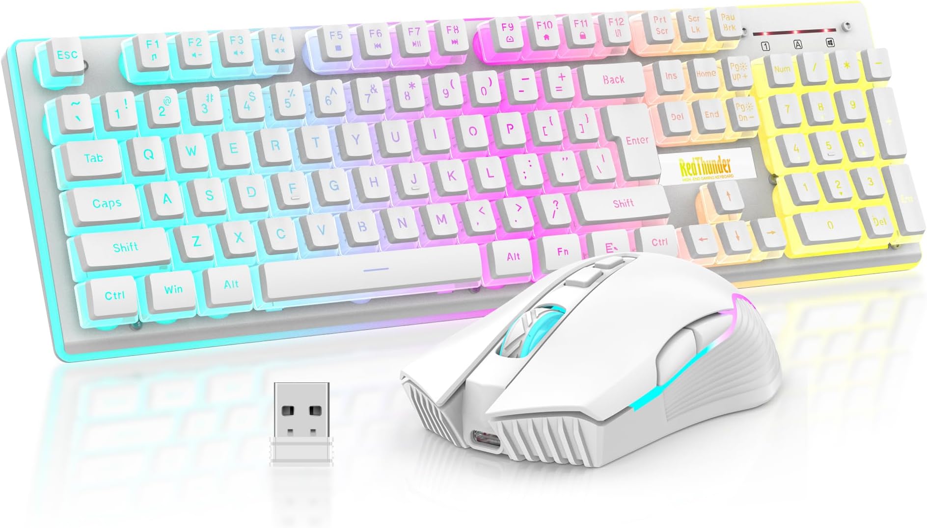 Amazon.com: RedThunder K10 Wireless Gaming Keyboard and Mouse Combo ...