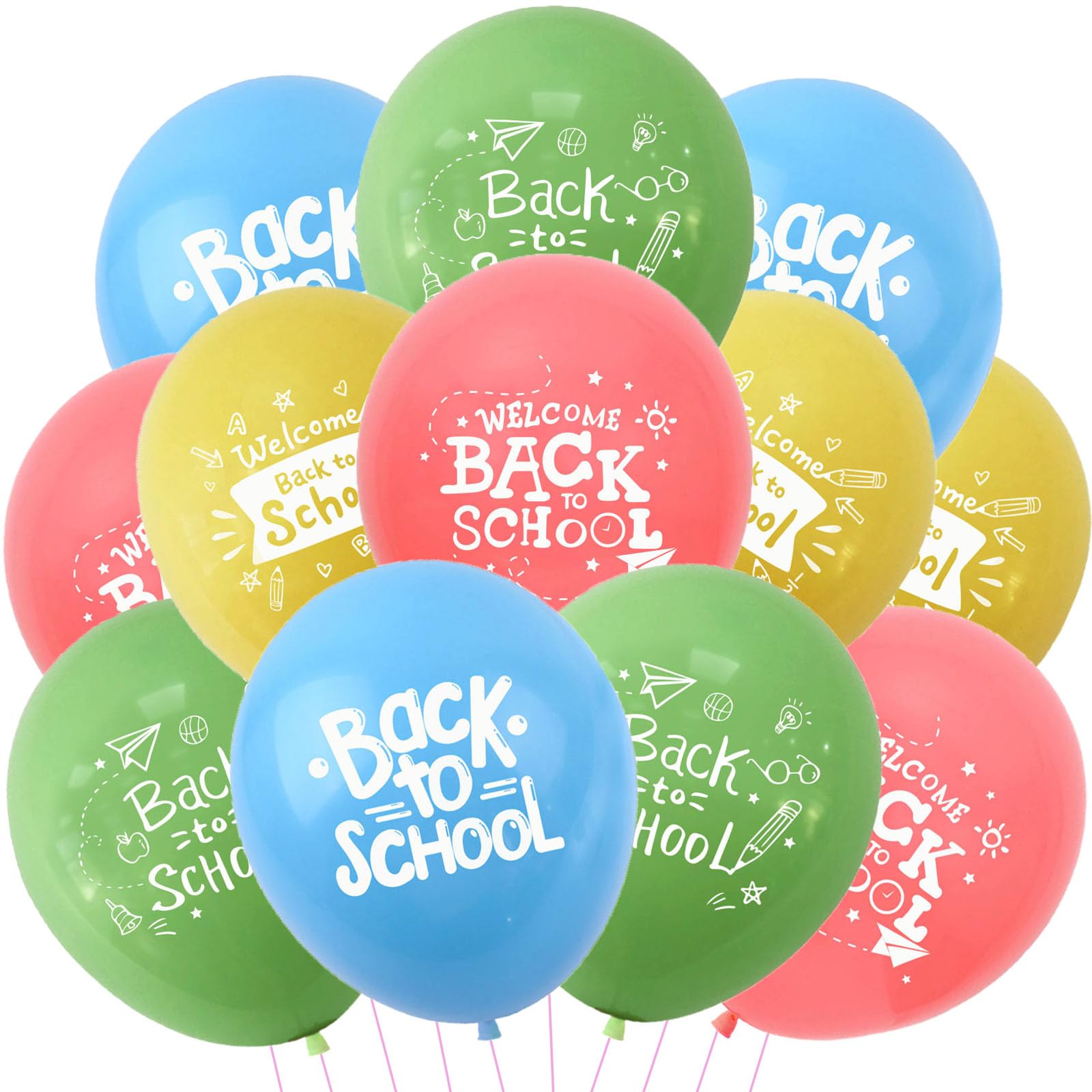 Amazon.com: HADCKJA Back to School Balloons Back to School Party ...