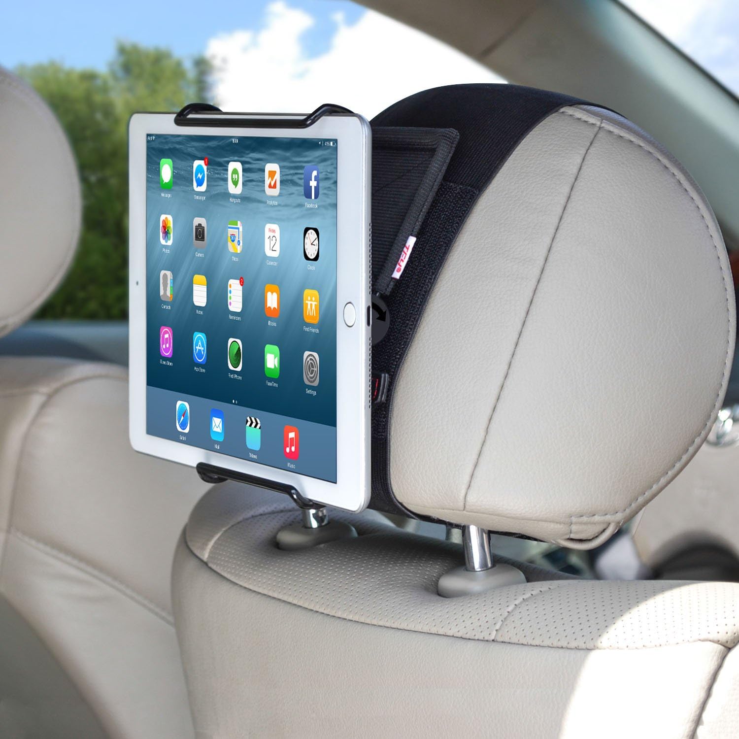 Amazon.com: TFY Universal Car Headrest Mount Holder with Angle ...