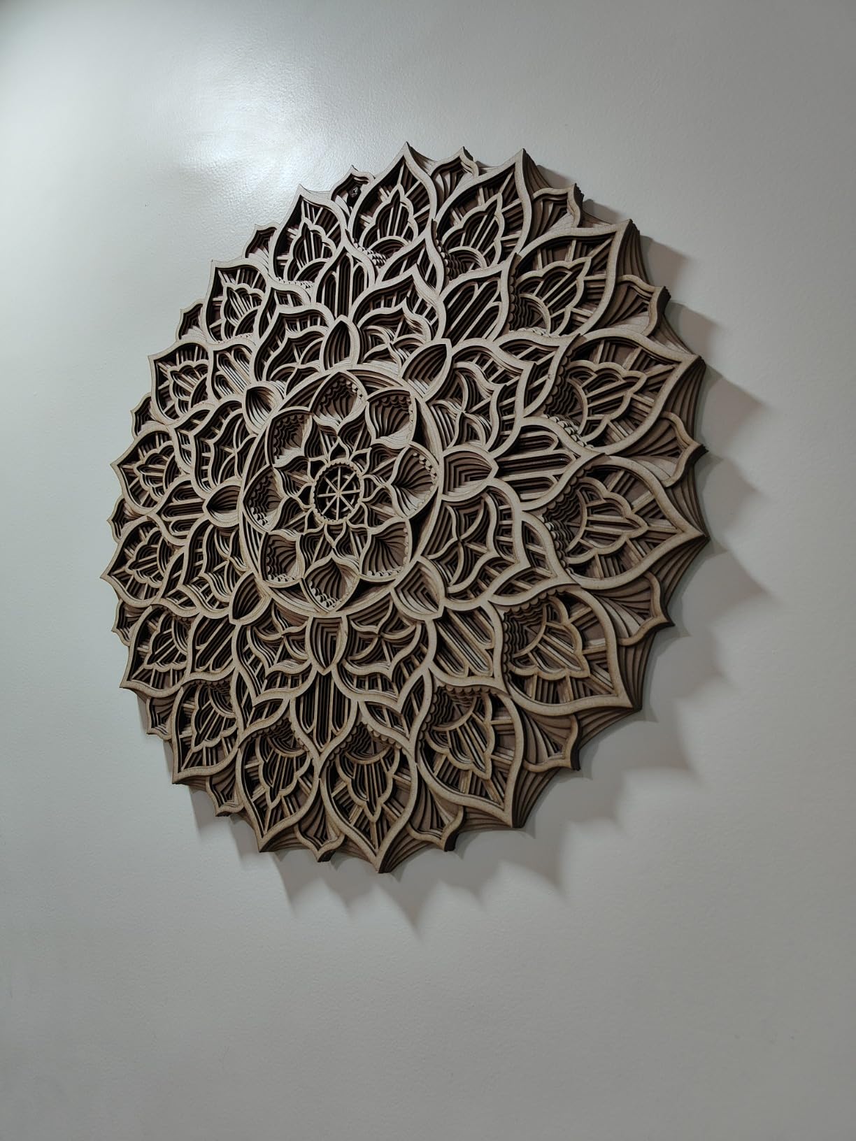 Gloridec Wooden Multilayered 3D Decorative Mandala Wall Decor ...