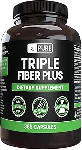 Amazon.com: Pure Original Ingredients Triple Fiber (365 Capsules) No ...
