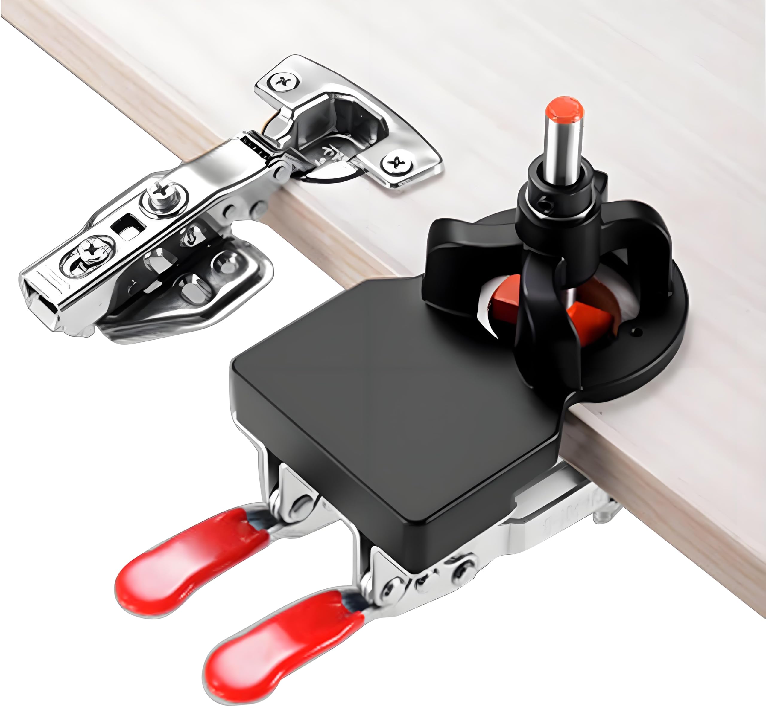 Etersec 35mm Concealed Door Hinge Jig, Aluminum Alloy Cabinet Hinge ...