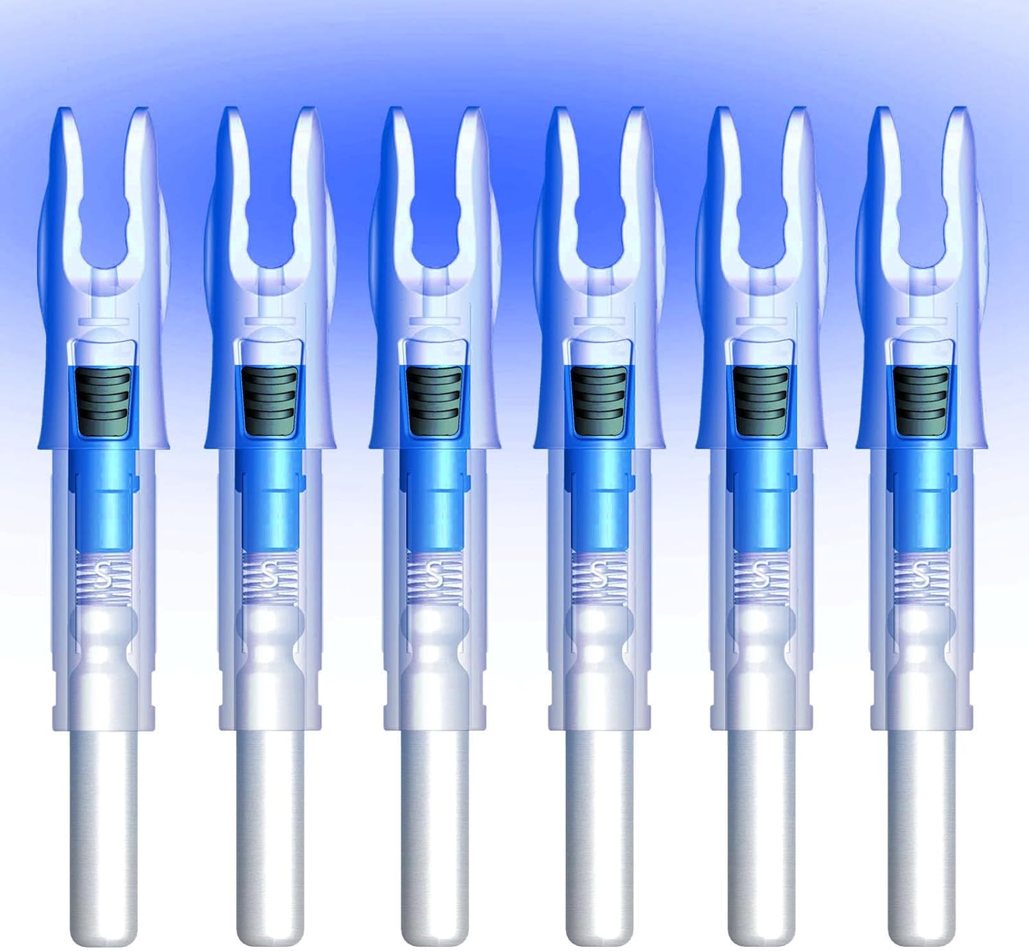 Amazon.com : Linpeng 6PCS Lighted Nocks for Arrows with .165/ .204/ .233/ .244/ .246 Light Up ...