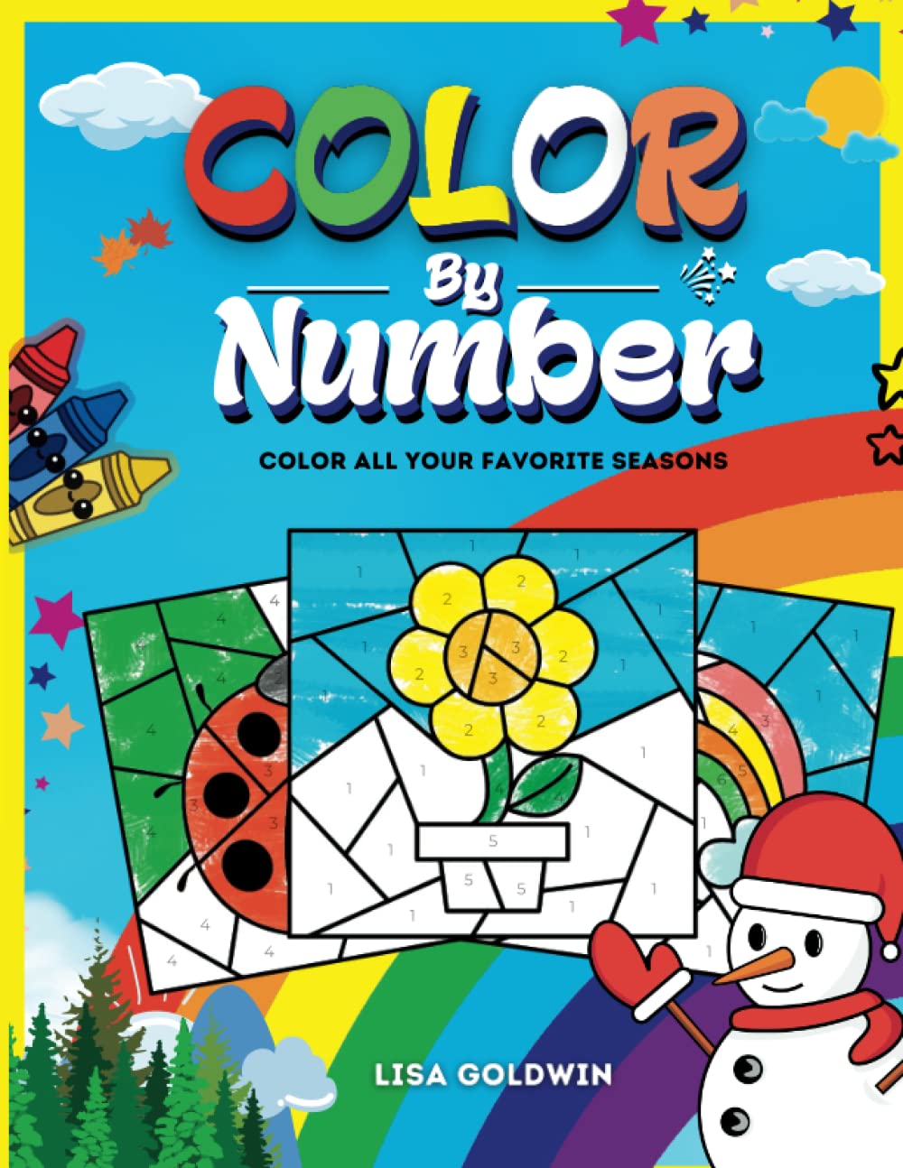 Color by Number for kids – Color all your Favorite Seasons: Activity ...