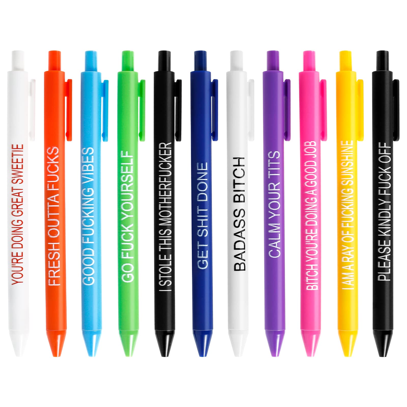 Amazon.com : HOTBEST 11 Pcs Funny Seven Days of The Week Pen Describing ...