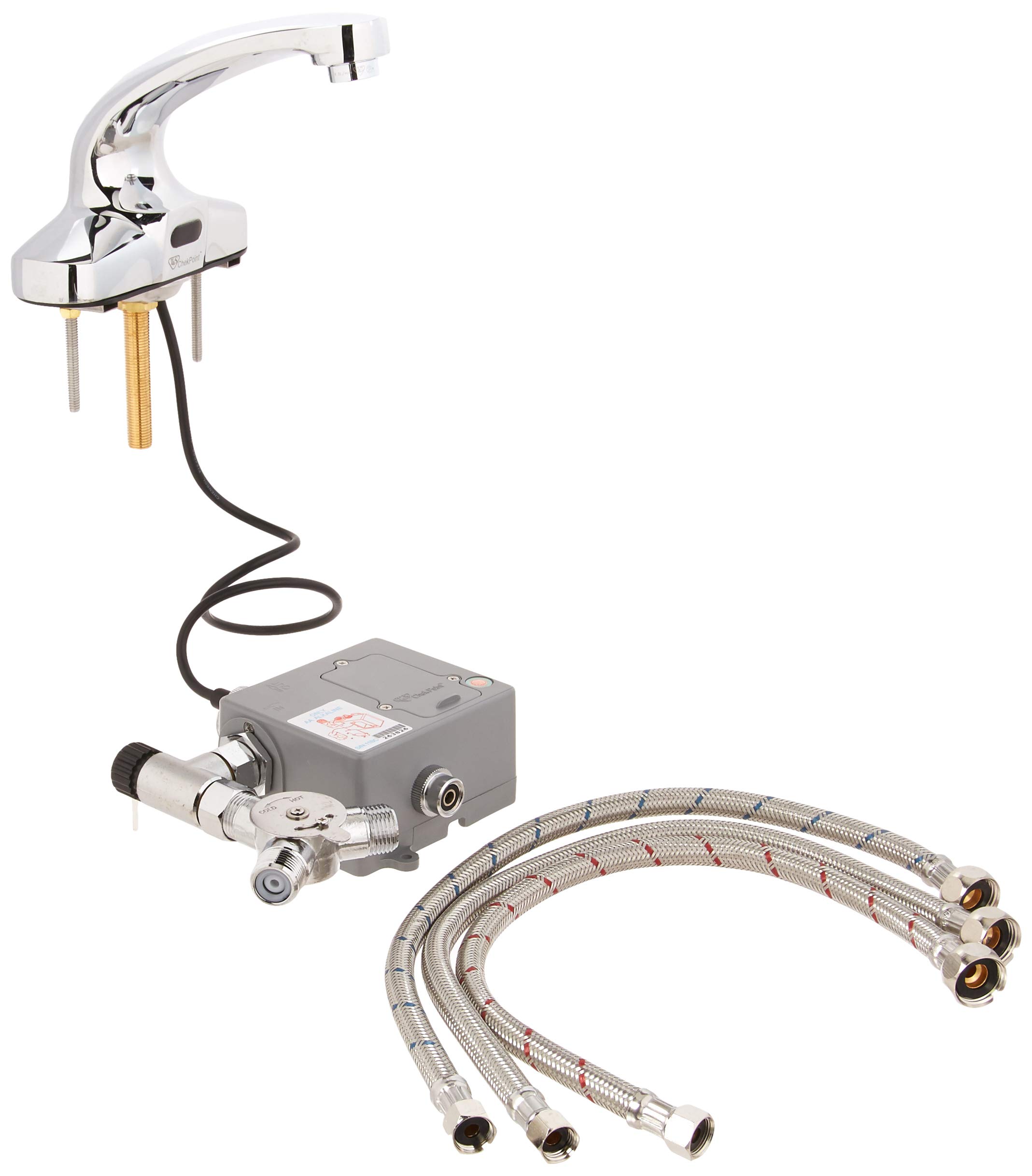 T&S Brass EC-3103 Deck Mount 4-Inch Center Set Ac/Dc Control Module ...