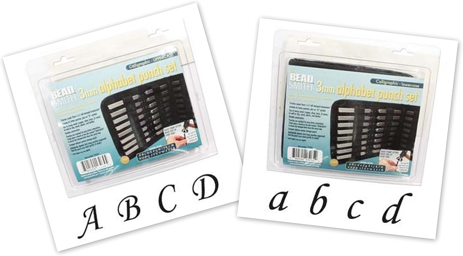 Amazon.com: Both Sets! Calligraphic Uppercase and Lowercase Letter ...