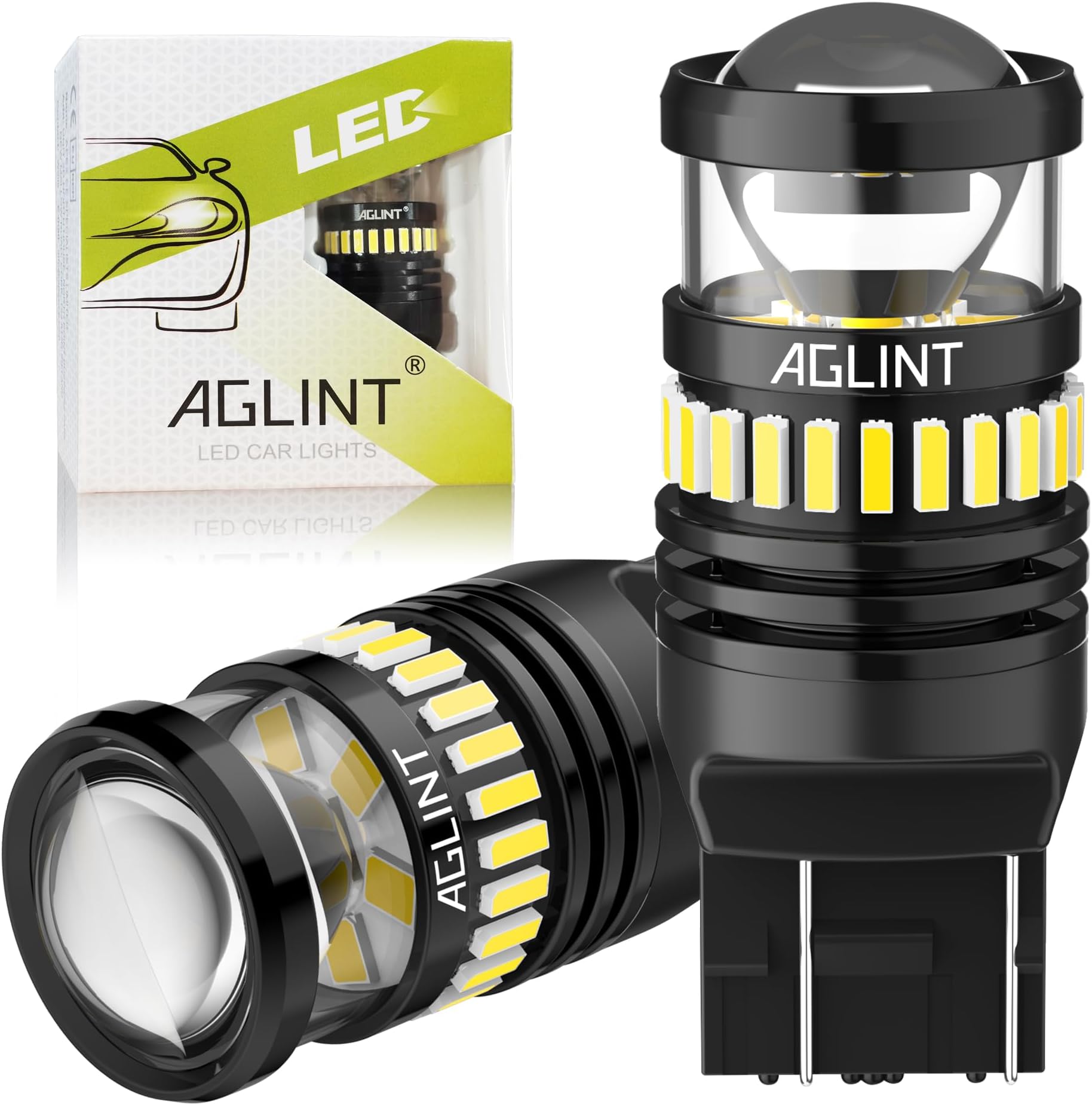 2 x DRL / Daytime Running Light / Sidelight T20 W21/5W 580 7443 Super ...