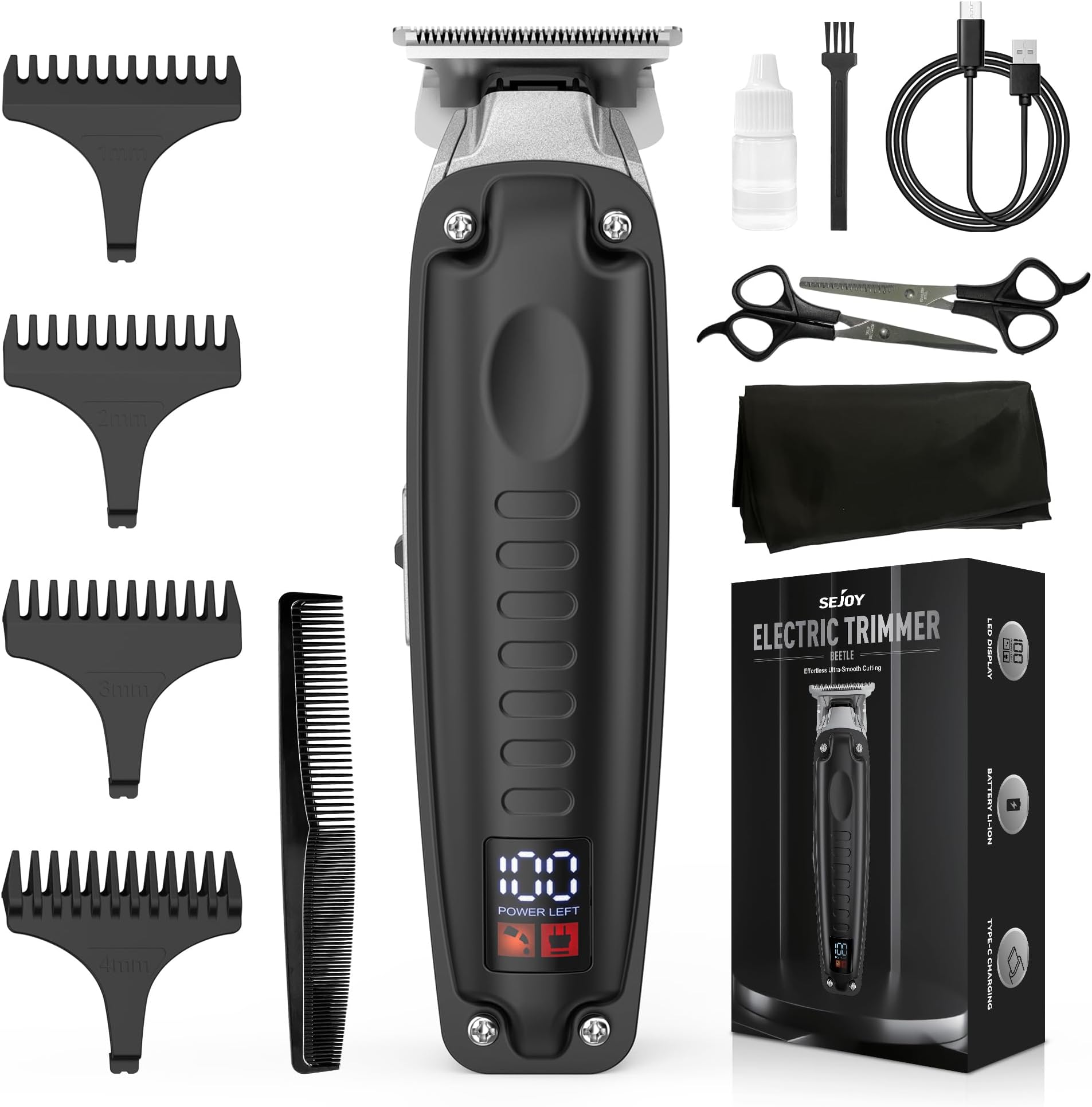Amazon.com: Sejoy Hair Clippers for Men, Hair Trimmer Professional ...