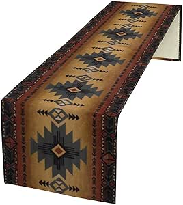 Amazon.com: Yearn Jear Aztec Table Runner, Southwestern Ethnic ...