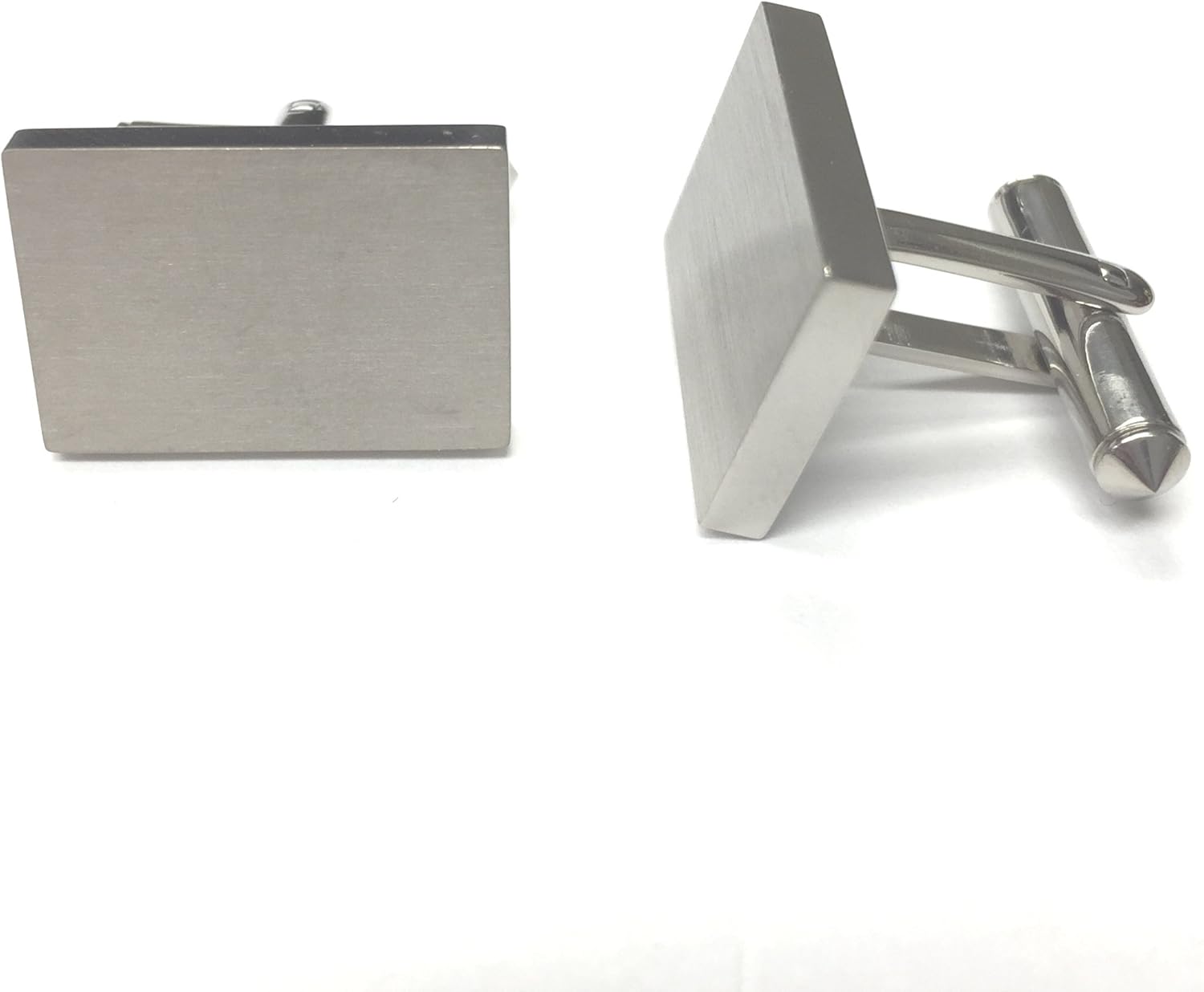 Amazon.com: Sleek Retangular Titanium Cufflink: Clothing, Shoes & Jewelry