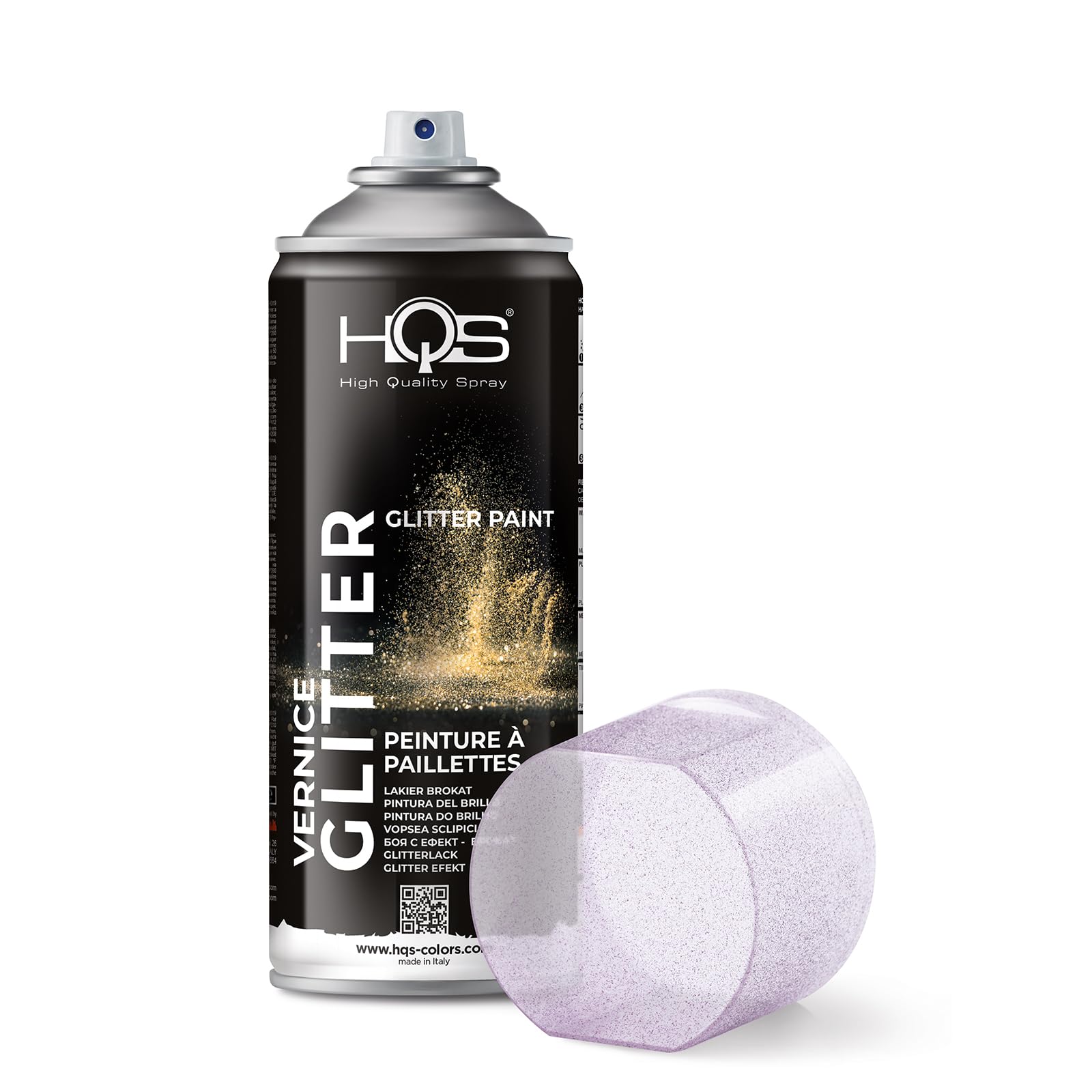 Pintura En Aerosol Metalizada De Color Morado
