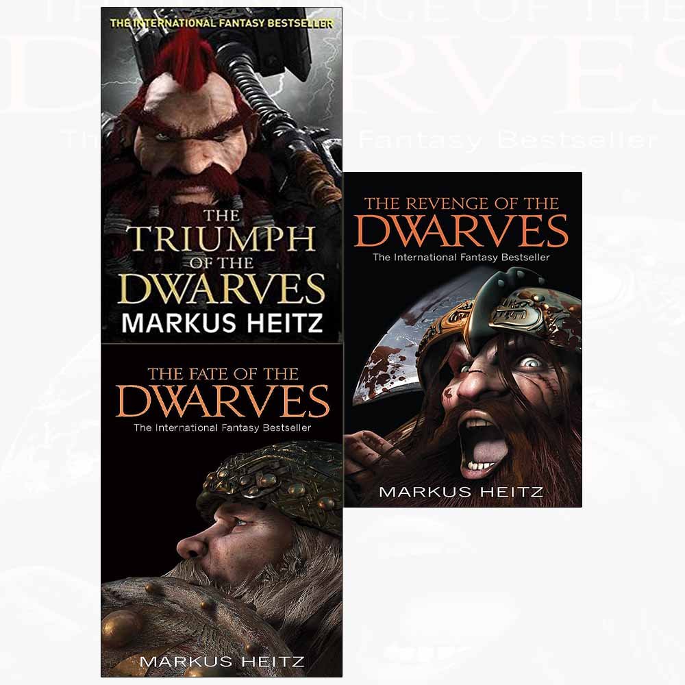 Dwarves markus heitz triumph, fate, revenge 3 books collection set ...