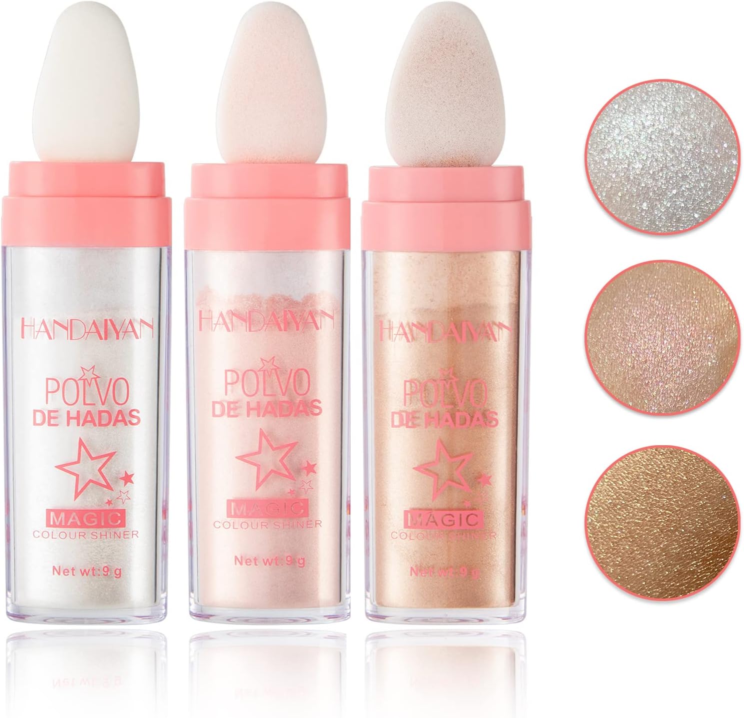 Amazon.com : Glitter Powder Highlighter Makeup, Body Brightens the ...
